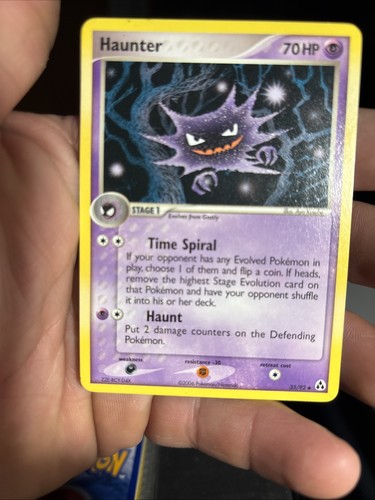 Pokemon Card Haunter 35/92 EX Legend Maker Regular Non Holo Rare Played ...