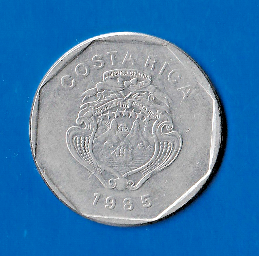 Münze COSTA RICA 10 Colones 1985 Edelstahl Sehr schön | eBay UK