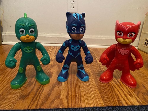 PJ Masks giant figures set of 3 catboy,owlette Gekko 10” tall | eBay