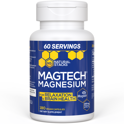 MagTech Magnesium Complex 180 ct Natural Stacks - Brain & Relaxation ...