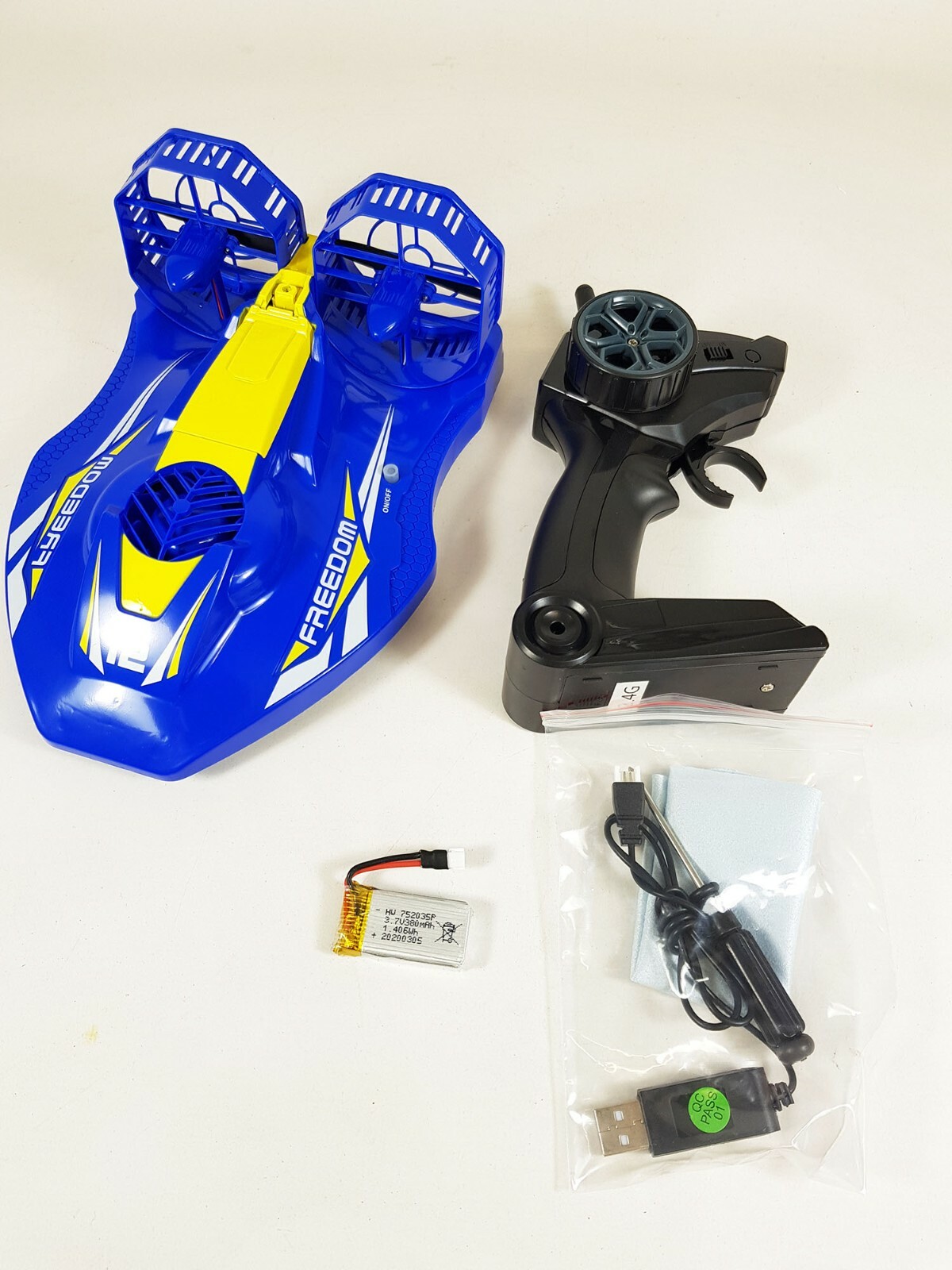 RC Hover Boat Jet Ski Radio Control Model Racing Twin Motor Speed ...