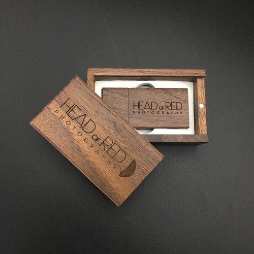 Custom Wooden USB Box Photographers Pendrive Wedding Gift USB 2.0 Flash ...