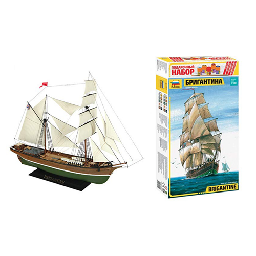 ENGLISH BRIGANTINE 1:144 Zvezda Kit Navi Die Cast Modellino | eBay