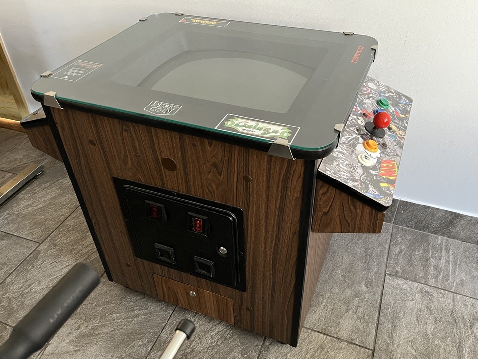 Vintage Cocktail Arcade Table Top Galaga BitKit Cabinet Game Wells CRT ...