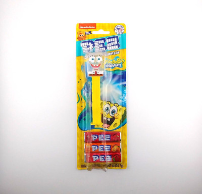 PEZ: Crystal SpongeBob (PEZ Dispenser) with "3 Candy Flavors" by ...