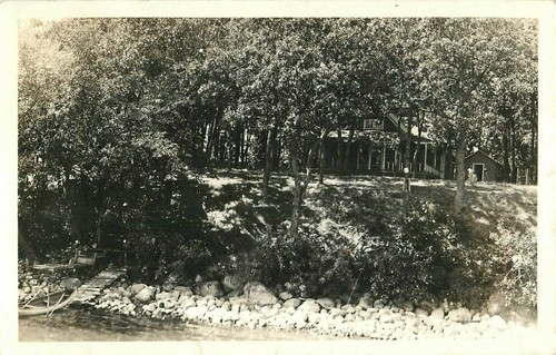 1939, Cabin Scene at Spirit Lake, Iowa Real Photo Postcard/RPPC | eBay
