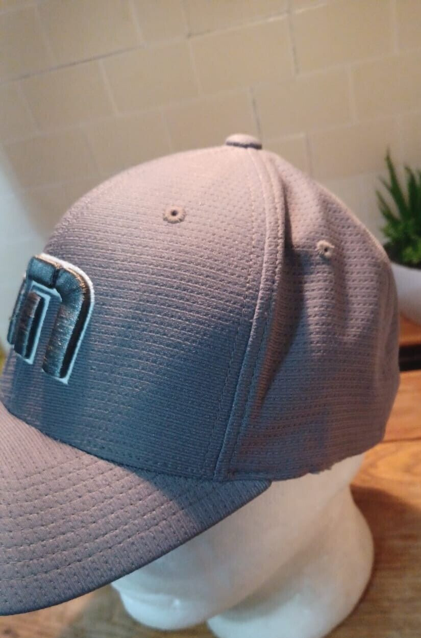 Travis Matthew FlexFit Golf Cap Gray Logo Embroidered… - Gem
