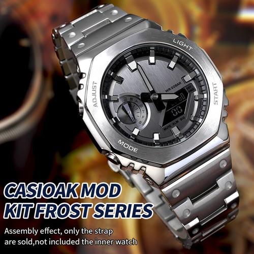 Metal Watchband Bracelet Strap Compatible with Gshock GM2100 GM-2100B ...