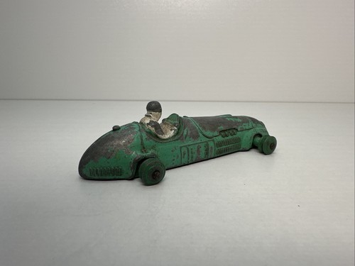 LOVELY VINTAGE DINKY TOYS # 23J/235 HWM RACING CAR 1950S DIECAST GREEN ...