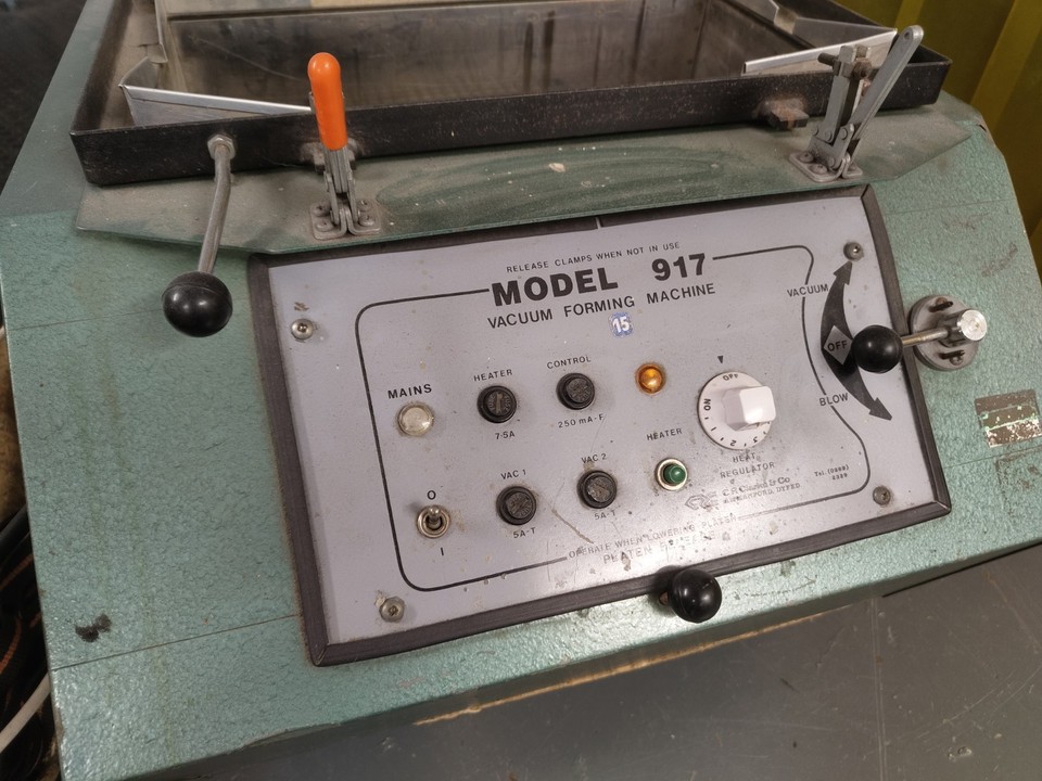 CR Clarke Vacuum Forming 917 Machine 220-240v Used Working With Plastic ...