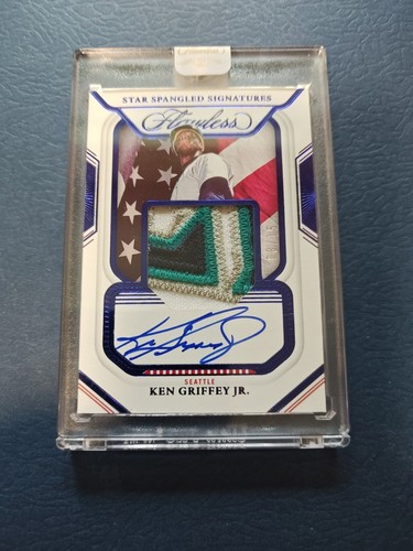 Ken Griffey Jr. 2023 Flawless Star Spangled Signatures Game Worn Patch ...