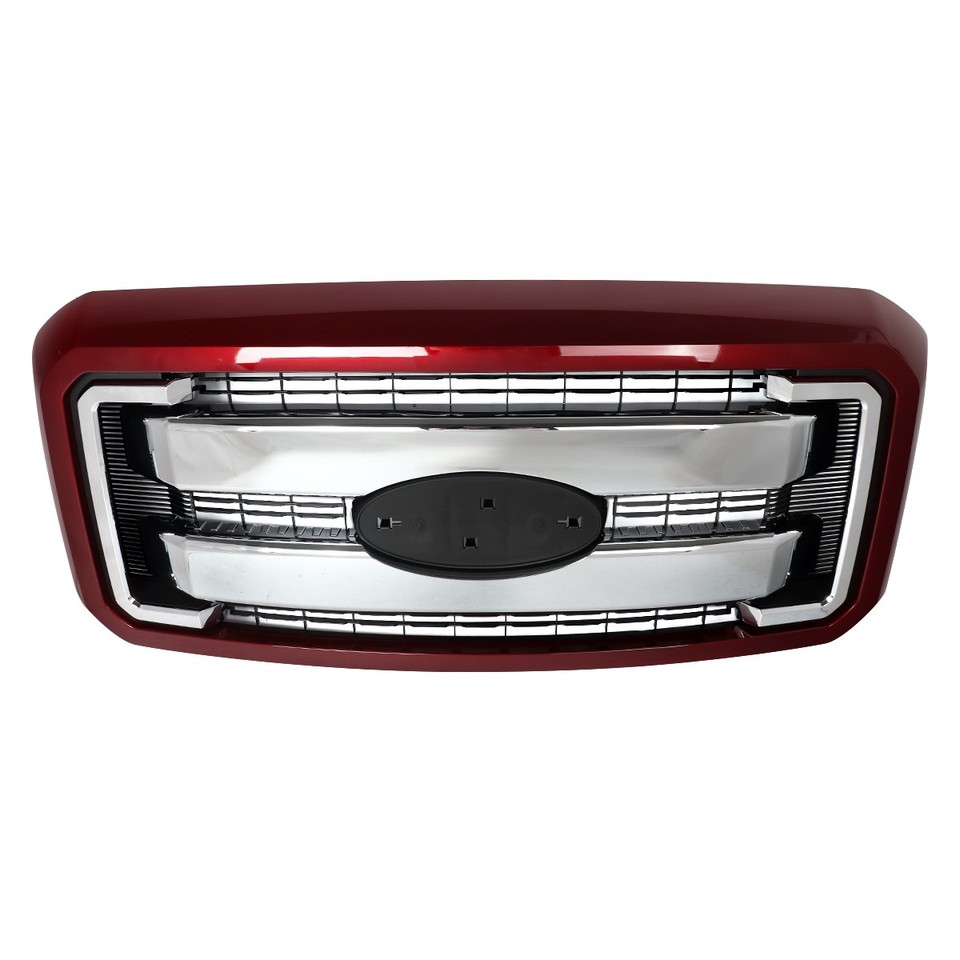 Ruby Red Grille Assembly For 2011-2016 F250/F-250/F350/F450/F550 Super ...