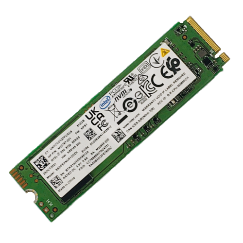Lot of 3 Intel SSD 670p SSDPEKNU512GZH NVMe 512GB M.2 2280 Solid State ...