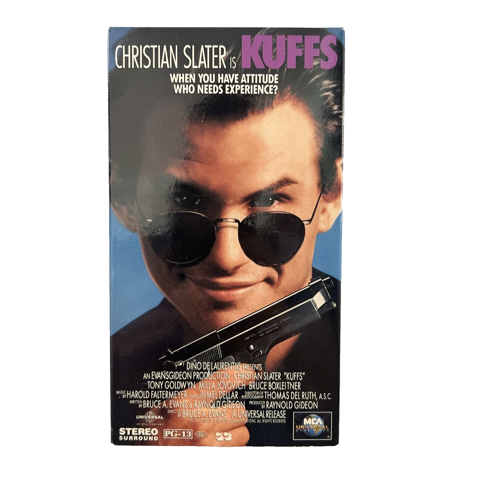 Kuffs VHS 1992 Christian Slater Milla Jovovich 90's Classic Action ...