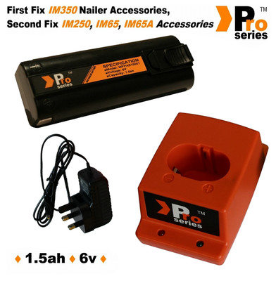Pro Series Battery/Charger Base/Wall Charger/For Paslode Nailers(IM65A ...
