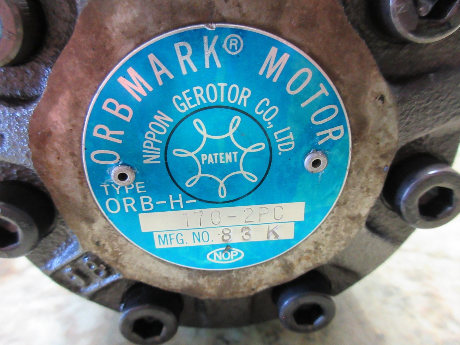 Nop Orbmark Motor Typ ORB-H-170-2PC Mfg Anzahl 83K CNC Menge 2 Teile ...