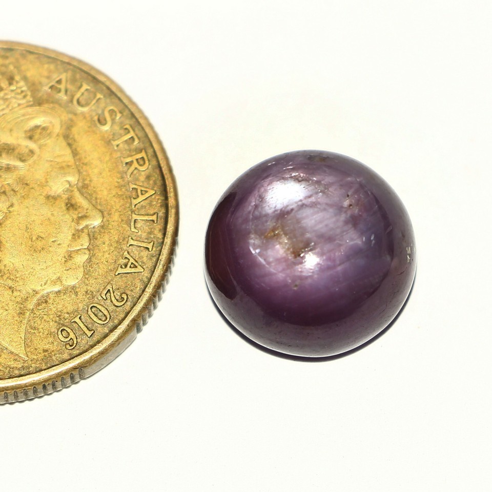 AAA Natural CERTIFIED Mozambique Star Ruby Round Gemstone Cabochon 16. ...