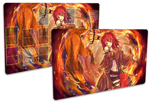 No.781 Trading Card Game Custom Playmat Hiita the Fire Charmer TCG CCG ...