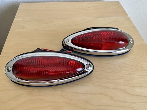PORSCHE 356 Speedster A B C SC SET USA TAIL LIGHTS TAILIGHTS NEW | eBay