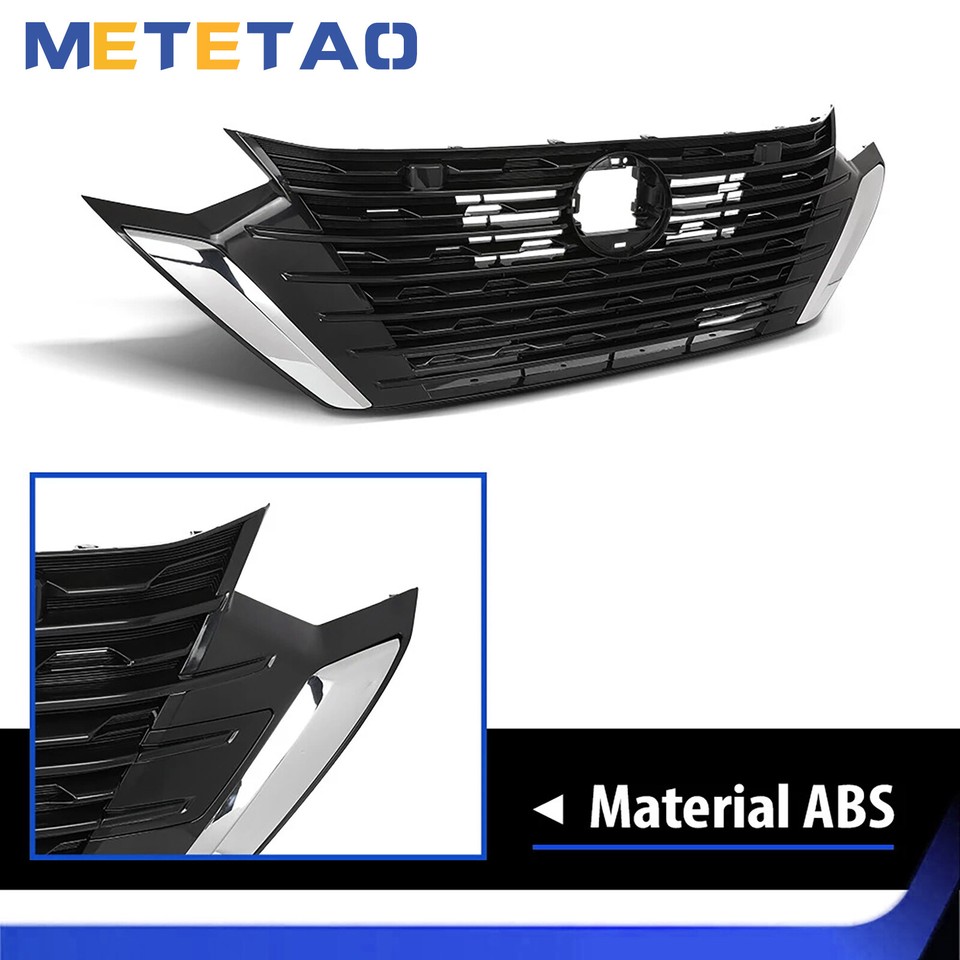 Front Bumper Upper Grille Fit For 2024-2025 Nissan Sentra S SV 62310 ...
