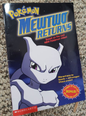 Pokemon Paperback 2001 Scholastic MEWTWO CARTOON BOOK MAGAZINE MEW | eBay