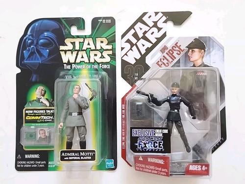 Star Wars Admiral Motti w/Imperial Blaster Comm Tech Chip Figure & Juno ...