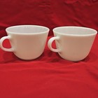2 Pyrex Milk Glass Coffee Tea Cups Mugs Corning USA | eBay