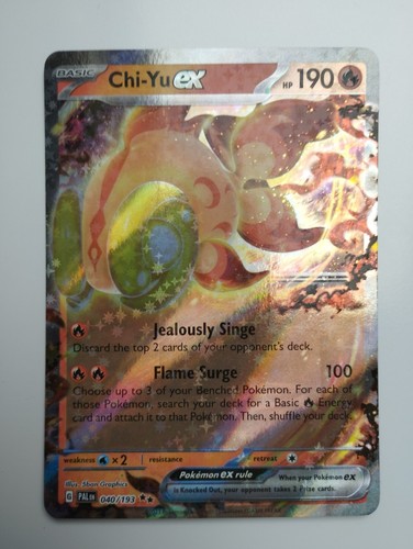 Pokemon TCG - Chi-Yu ex 040/193 Paldea Evolved - Pack Fresh | eBay