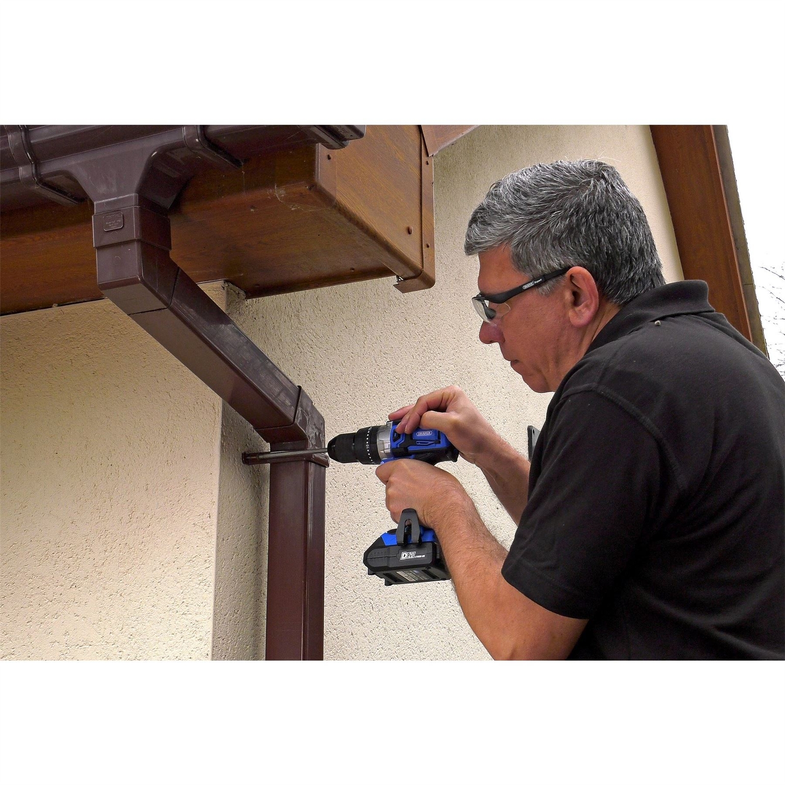 Draper D20 20V Brushless Combi Drill with 4Ah Battery and Fast Charger ...