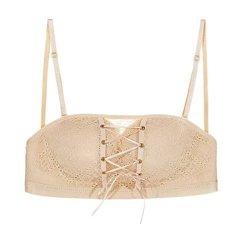 Womens Multiway Strapless Padded Lace Bra Push Up Underwire Halter ...