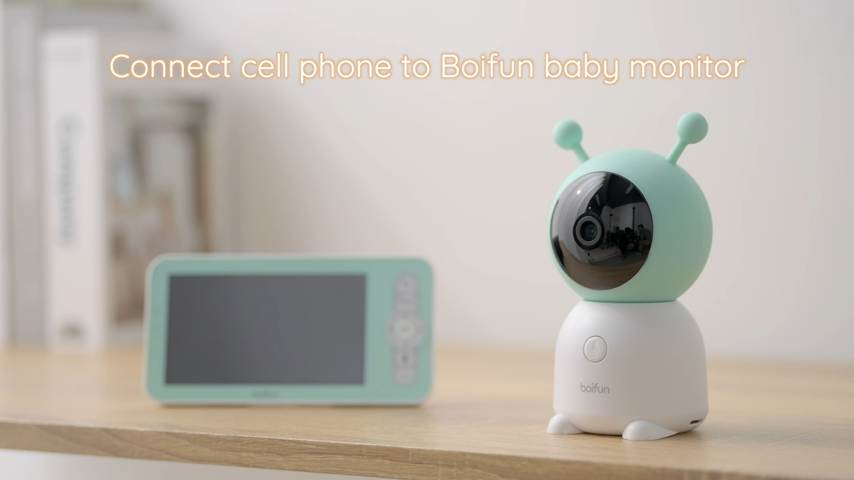 BOIFUN 2K Wifi Video Baby Monitor, App & 5'' Screen Control, PTZ, Auto ...