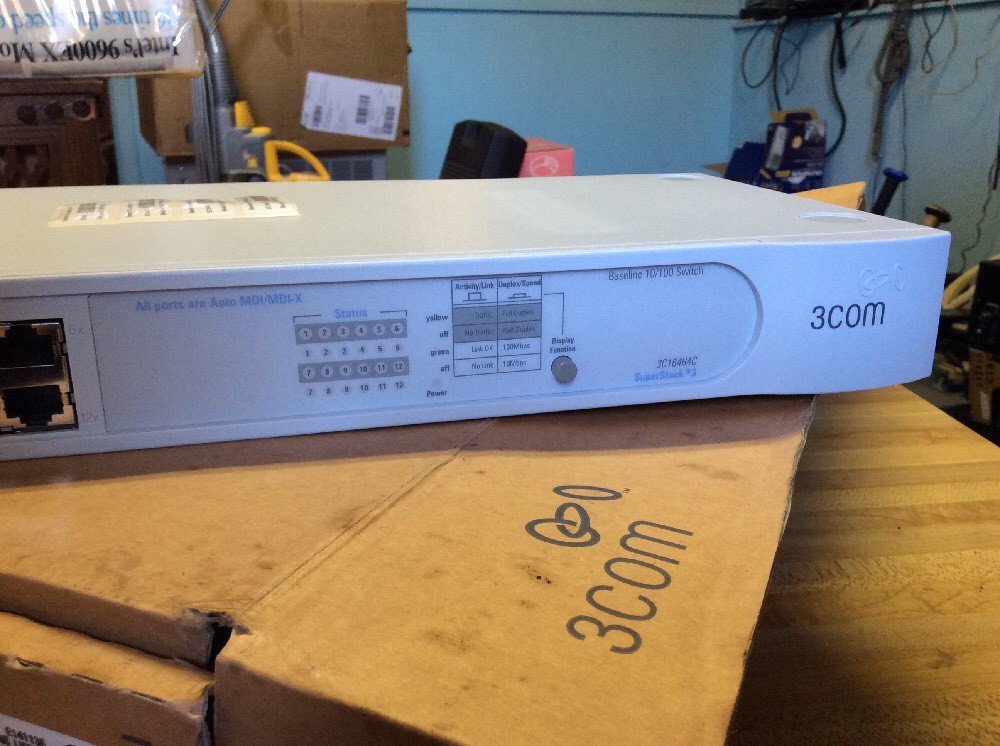 3COM Corp BASELINE SWITCH 2824-SFP PLUS 12 port | eBay