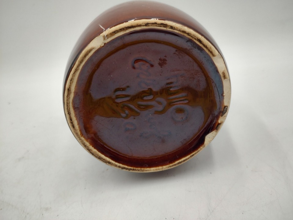 Hull Pottery Brown Drip Glaze Pitcher 7 inches USA Vintage Countrycore ...