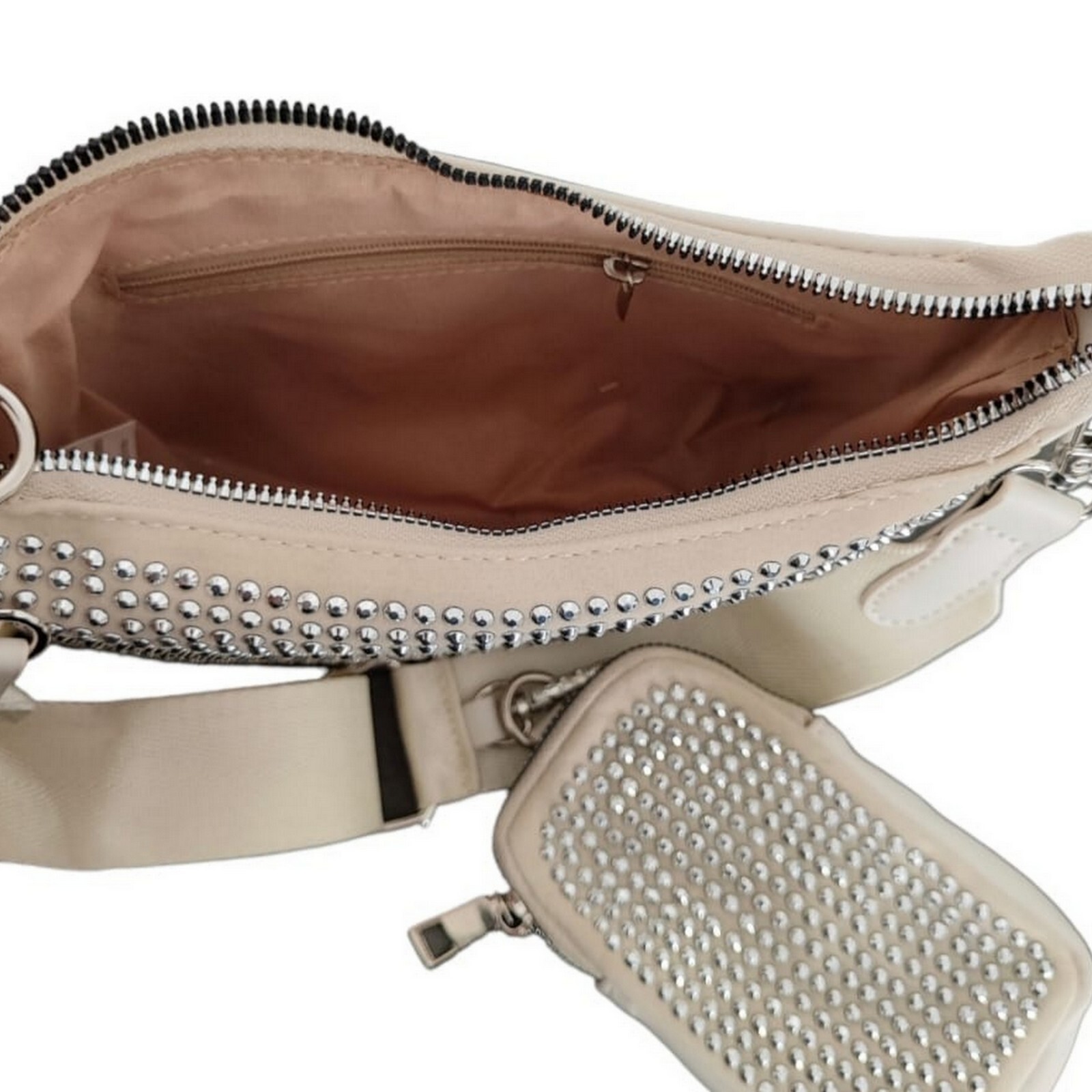 Umhängetasche Crossbody Bag Strass Handtasche Set Damentasche ...