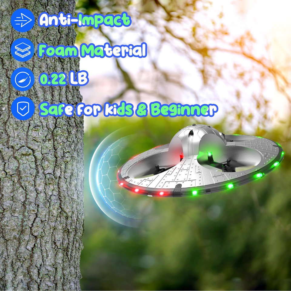 Form Drone RC UFO for Kids and Beginners, Remote Control Airplane with ...