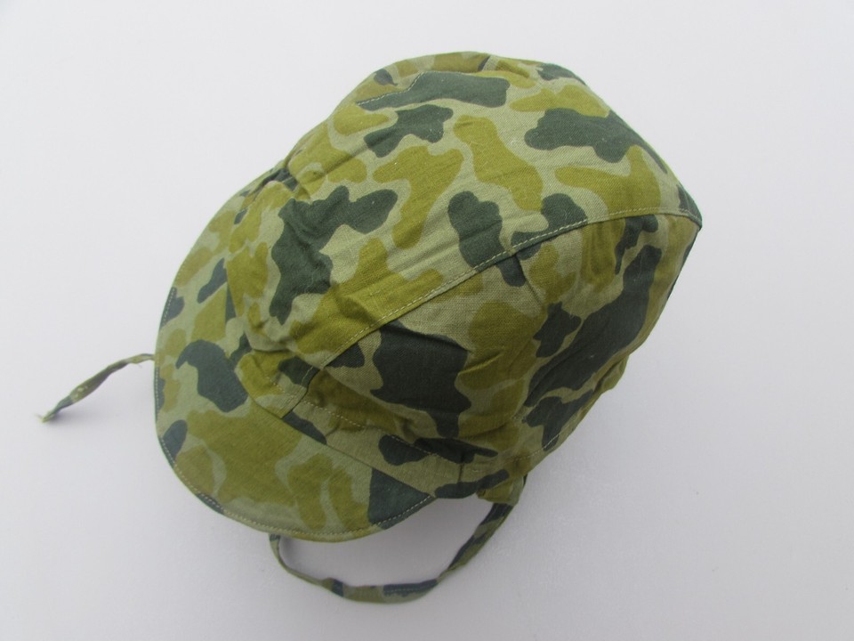 ORIGINAL NORTH VIETNAMESE DAC CONG SAPPER CAMOUFLAGE CAP NVA CAMO ...