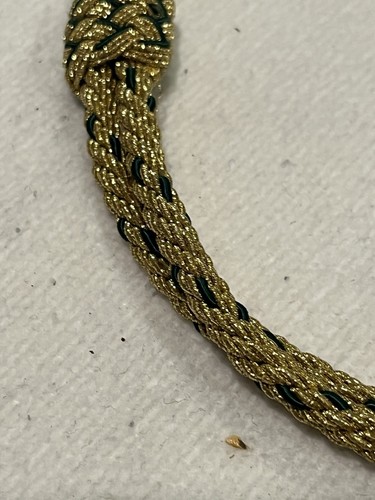 Original WW2 German Officer Hat Cap Braid Rope Chinstrap Silver gold ...