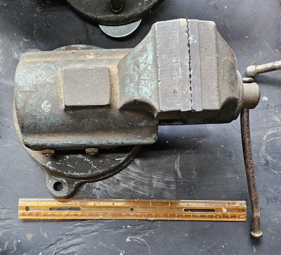 RARE! FPU Bison-Bial 3” Bullet Style Bench Vise w/ Swivel Base | eBay