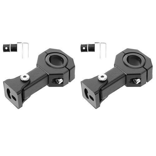 2 PCS Motorcycle Spotlight Bracket Headlight Holder Mounting Brackets ...