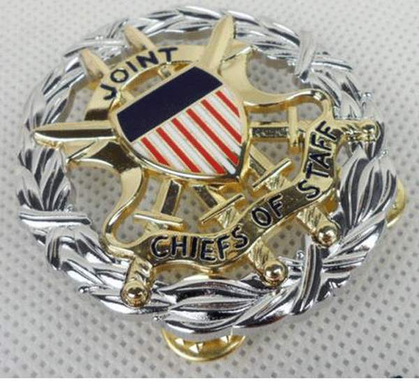 US Office of The Joint Chiefs of Staff Identification Metal Badge ...