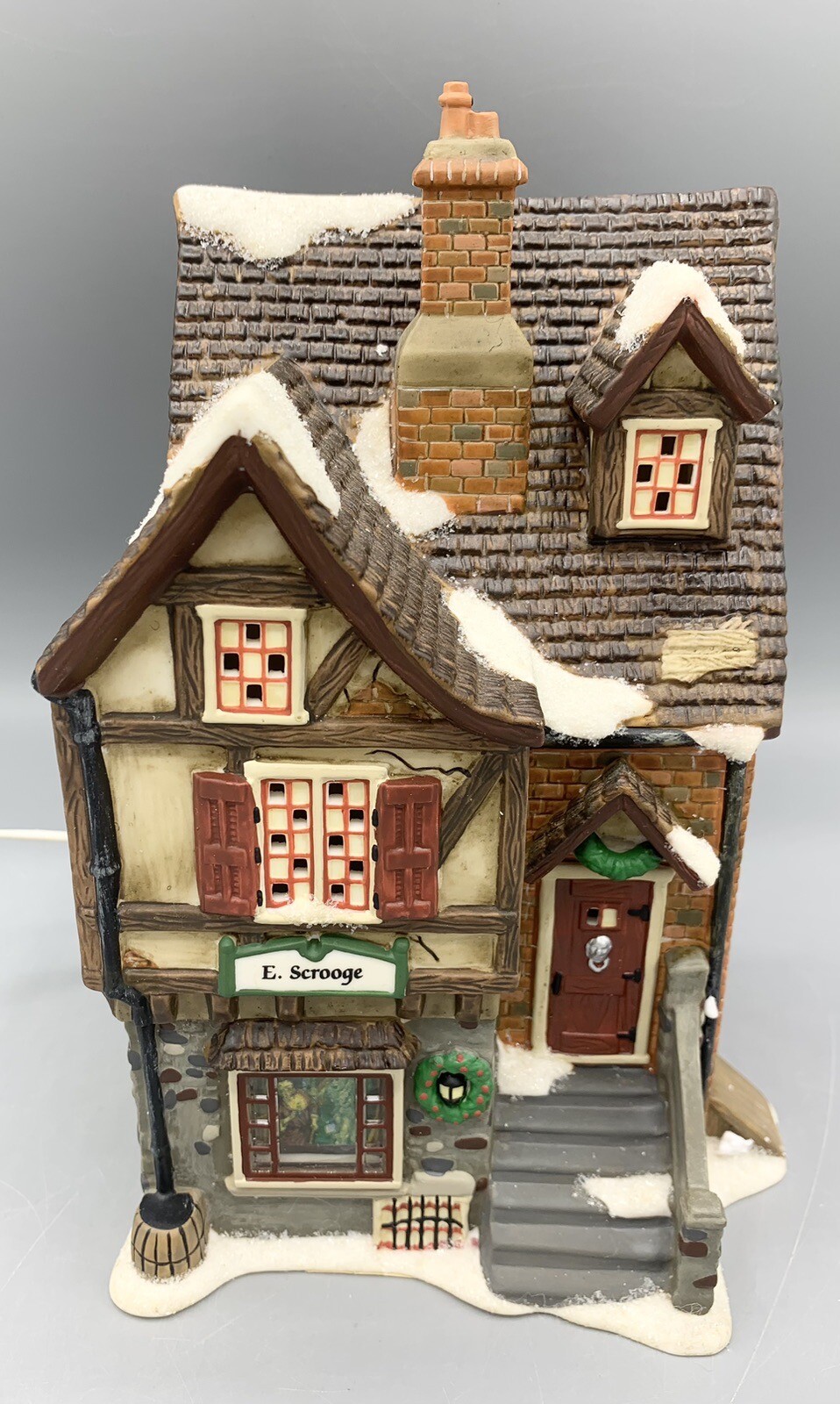 Dept 56 Dickens Accents Classic Christmas Carol Scrooge's House #58201 ...