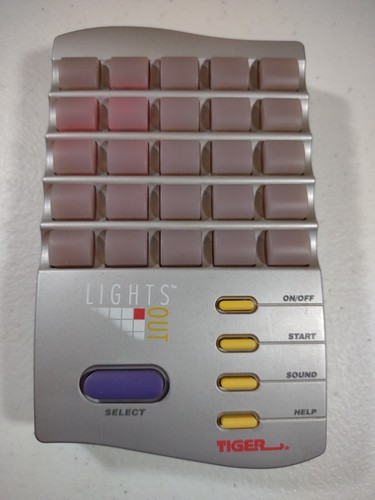 Lights Out Tiger Electronics 1995 Handheld Puzzle Game | E4 | eBay