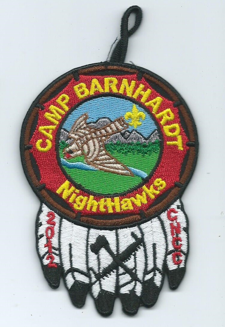 2012 Camp John J. Barnhardt Nighthawk Patch, Central NC Council | eBay