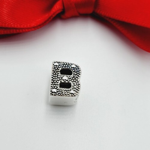 Genuine Pandora Letter B Silver Alphabet Charm 797456… - Gem