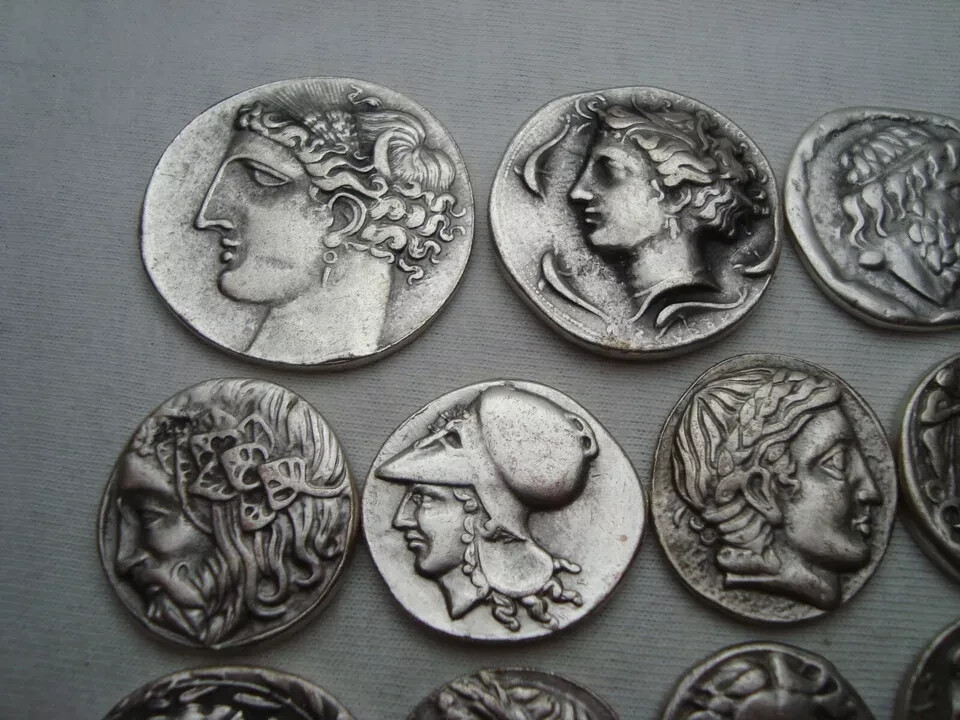 GREECE UNIQUE RARE HUGE LOT OF 16 ANCIENT GREEK COINS MUSEUM QUALITY | eBay