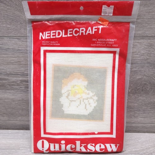 Quicksew NeedleCraft Needle Point Cross Stitch Santa Christmas | eBay