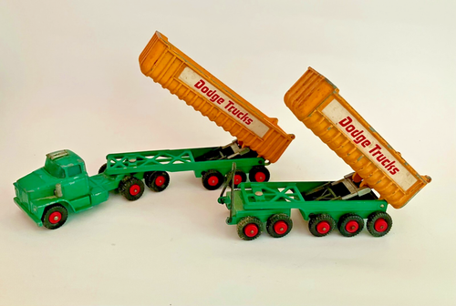 Lesney Matchbox King Size K-16 Dodge Tractor With Twin Tippers Has all ...