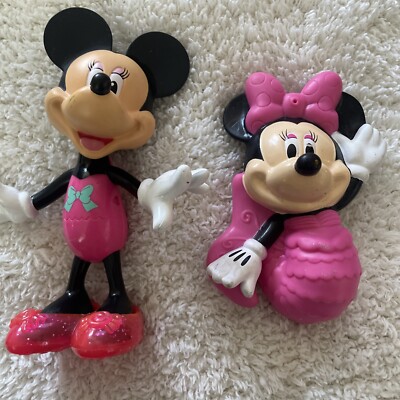 Vtg Minnie Mouse Clubhouse Dress Up Doll With Shoes And Minnie Squirt ...