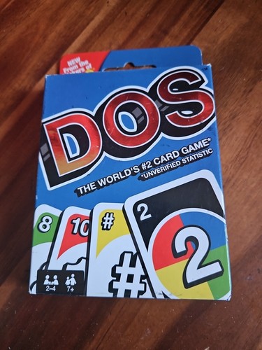 DOS Card Game Mattel 2017 UNO Family game | eBay