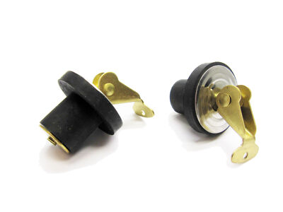 Pair 5/8" Fishing Boat Livewell/Baitwell Rubber Drain Plug | eBay